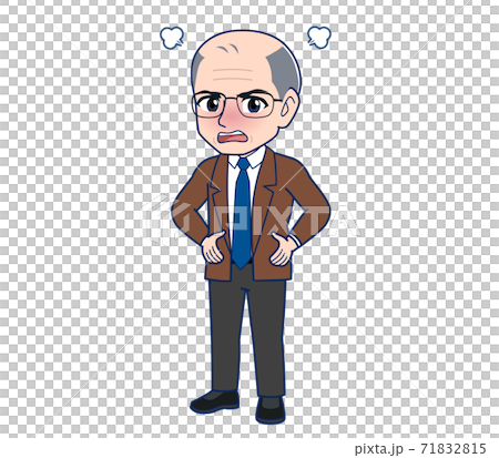 Bald uncle - Stock Illustration [71832815] - PIXTA