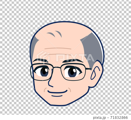 Bald uncle - Stock Illustration [71832866] - PIXTA