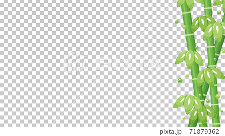 Shiny cute bamboo frame_Illustration... - Stock Illustration [71879362 ...
