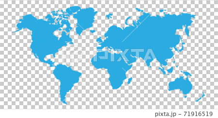 High-definition world map illustration. - Stock Illustration [71916519 ...