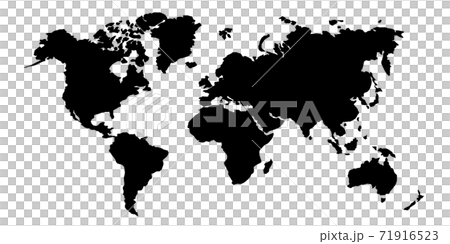 High-definition world map illustration. - Stock Illustration [71916523 ...