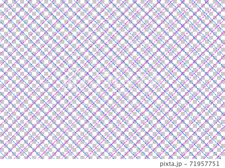 Dotted line _ check _ grid _ hand-painted feeling - Stock Illustration ...