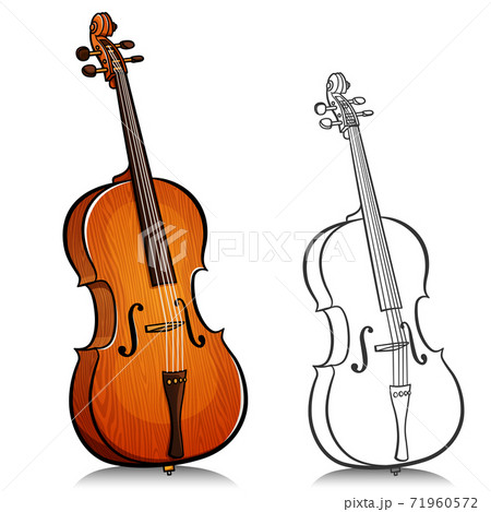 Cello Drawing Easy
