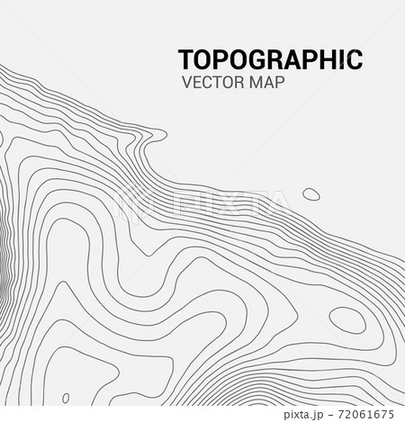 Contour Map Mountain