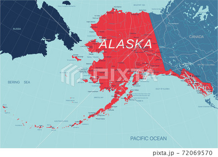 Simple Alaska Map