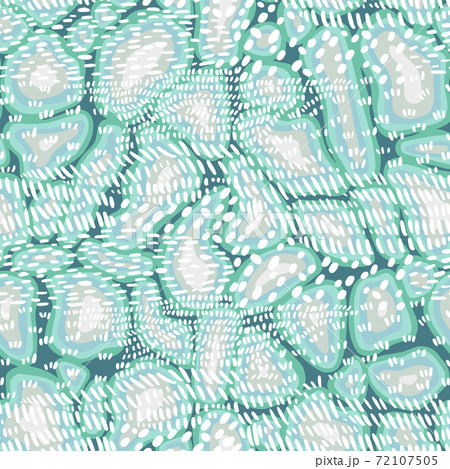 Natural organic cells seamless pattern. のイラスト素材 [72107505] - PIXTA