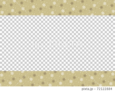 Snowflake partition frame frame gold - Stock Illustration [72122884 ...