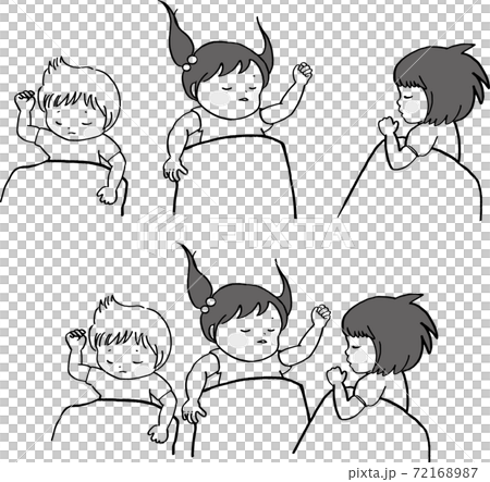 Children's set to nap - Stock Illustration [72168987] - PIXTA