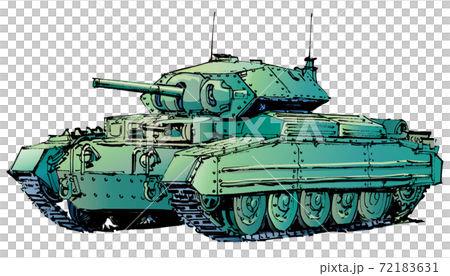 Crusader cruiser tank - Stock Illustration [72183631] - PIXTA