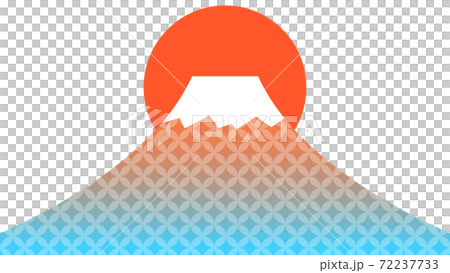 Mt. Fuji Japanese pattern Cloisonne pattern - Stock Illustration ...