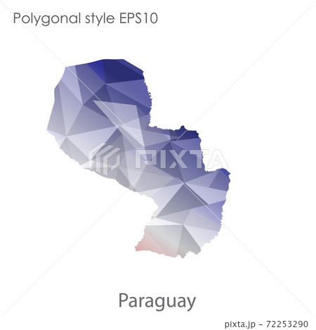 Vector isolated illustration icon of Paraguay...のイラスト素材 [72253290] - PIXTA