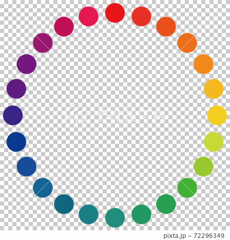 Dot-shaped 24 color wheel - Stock Illustration [72296349] - PIXTA