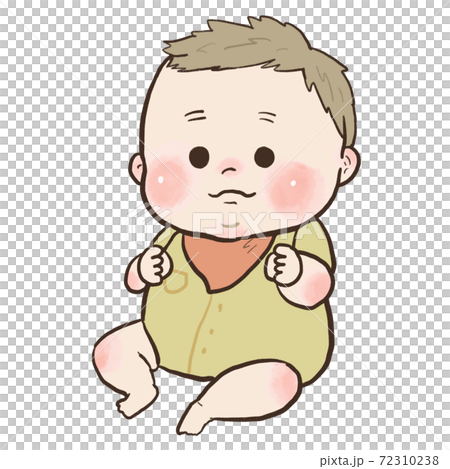 Cute baby whole body - Stock Illustration [72310238] - PIXTA