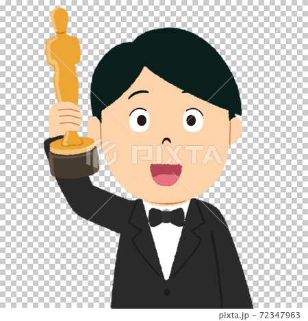 Illustration of an award-winning actor with a... - Stock Illustration ...