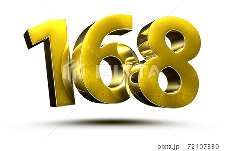 Number 168.のイラスト素材 [72407330] - PIXTA