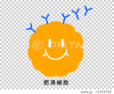 Mechanism of pollinosis / allergy: Mast cells... - Stock Illustration ...
