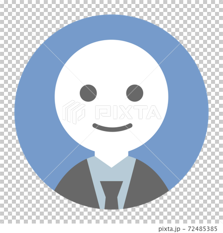 Circle icon suit person - Stock Illustration [72485385] - PIXTA