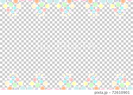 Hand-painted cute polka dot frame - Stock Illustration [72610901] - PIXTA