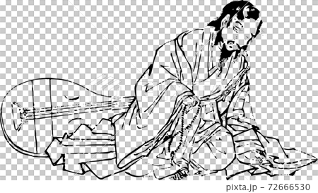 Exhausted Biwa Hoshi - Stock Illustration [72666530] - PIXTA