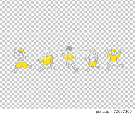 School life / Simple line art hand-drawn... - Stock Illustration ...