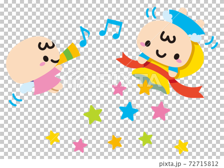Angels sowing stars - Stock Illustration [72715812] - PIXTA