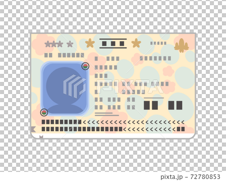 Passport face photo page illustration (general... - Stock Illustration ...