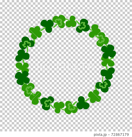 Clover circle frame - Stock Illustration [72867179] - PIXTA