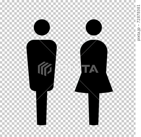 Gender pictogram - Stock Illustration [72878381] - PIXTA