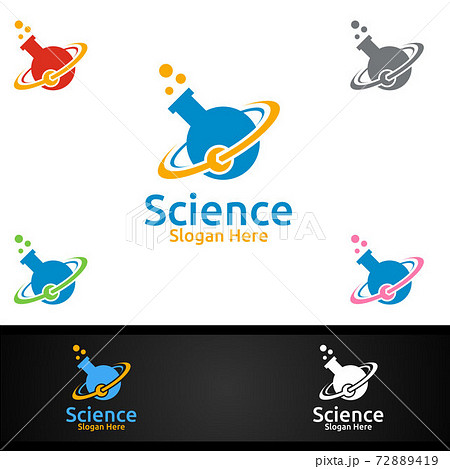 Science and Research Lab Logo for Microbiology,...のイラスト素材 [72889419 ...