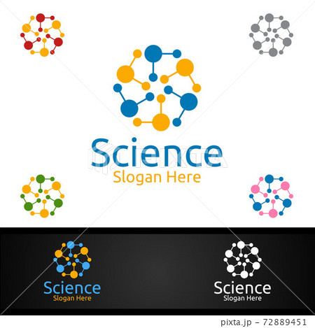Science and Research Lab Logo for Microbiology,...のイラスト素材 [72889451 ...
