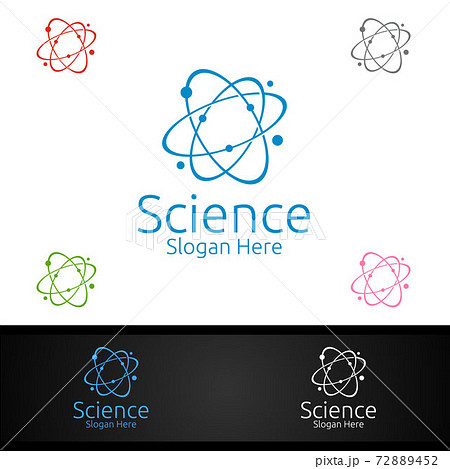 Science and Research Lab Logo for Microbiology,...のイラスト素材 [72889452 ...