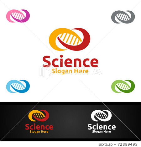 Science and Research Lab Logo for Microbiology,...のイラスト素材 [72889495 ...