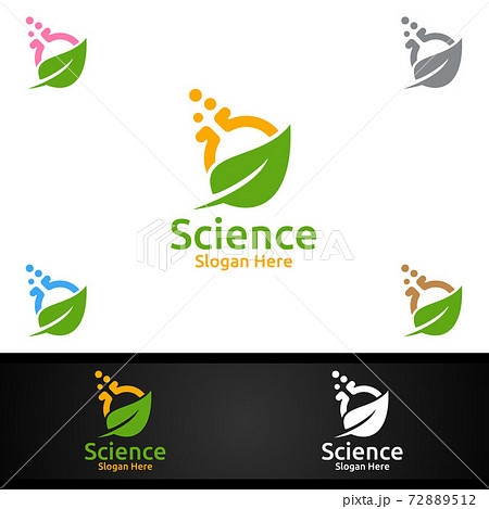 Science and Research Lab Logo for Microbiology,...のイラスト素材 [72889512 ...