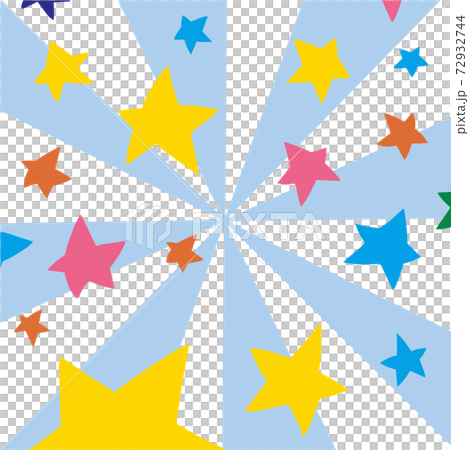 Colorful stars popping out - Stock Illustration [72932744] - PIXTA