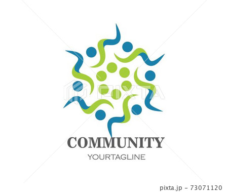 leadership,community and social care Logo...のイラスト素材 [73071120] - PIXTA