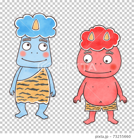 Setsubun demon basic pose - Stock Illustration [73255660] - PIXTA