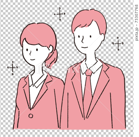 New employee, Freshers hand-drawn line art... - Stock Illustration ...