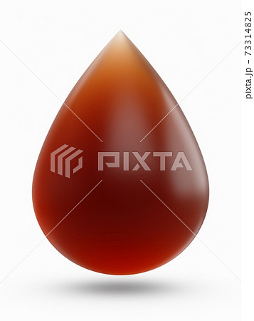 3D rendering Cola drop isolated on white...のイラスト素材 [73314825] - PIXTA