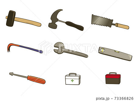 工具のイラストセットのイラスト素材 [73366826] - PIXTA