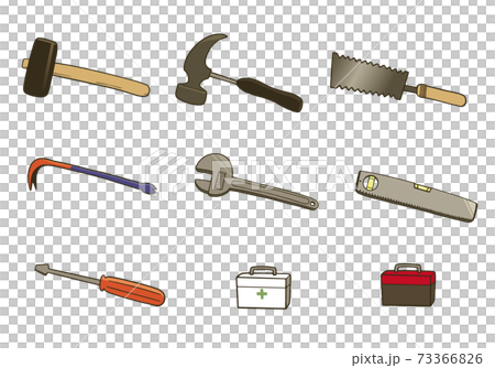 工具のイラストセットのイラスト素材 [73366826] - PIXTA