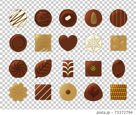 Chocolate illustration set / vector - Stock Illustration [73372794] - PIXTA