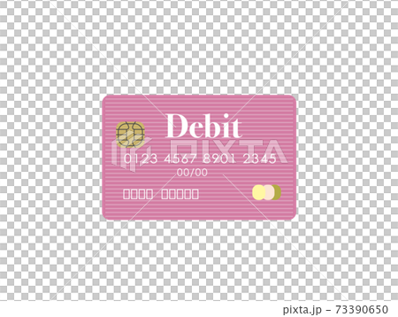 Debit card image - Stock Illustration [73390650] - PIXTA