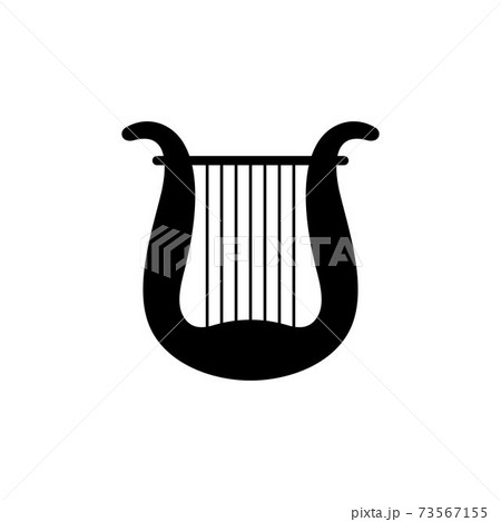 Cithara (kithara) ancient Greek musical instrumentのイラスト素材 [73567155 ...