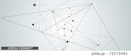 Abstract technology triangle pattern....のイラスト素材 [73573401] - PIXTA