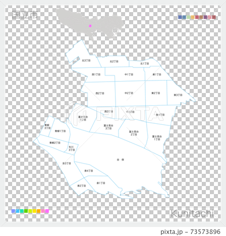 Kunitachi city (Tokyo) - Stock Illustration [73573896] - PIXTA