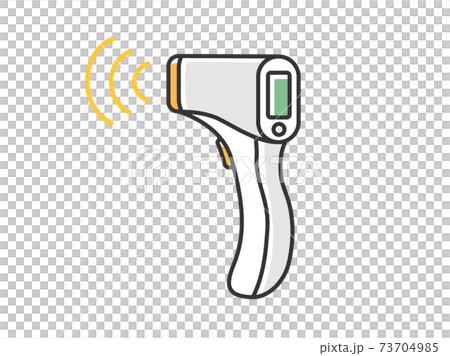 Infrared thermometer illustration - Stock Illustration [73704985] - PIXTA
