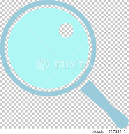 Simple search magnifying glass icon - Stock Illustration [73733341] - PIXTA