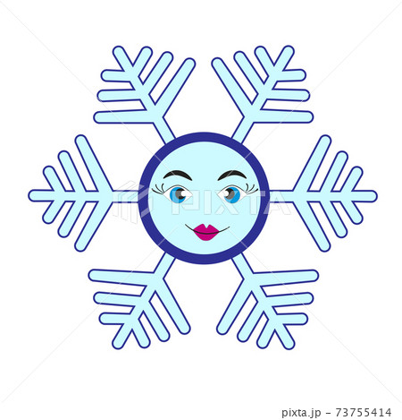 Snowflake Smiley Face