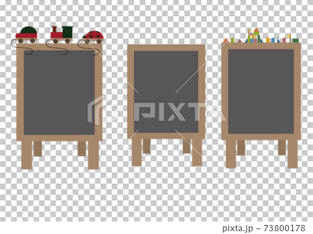 Three types of message board sets for children,... - Stock Illustration ...