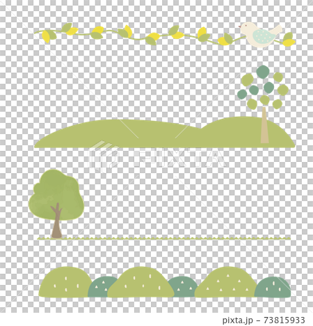 Cute tree heading - Stock Illustration [73815933] - PIXTA